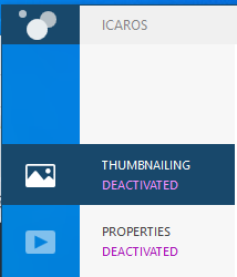 Where in the registry can I find the settings from ACTIVATED / DEACTIVATED from "PROPERTIES" and ...