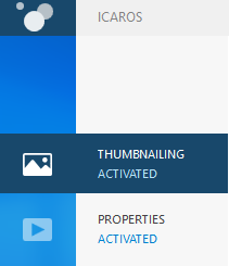 Where in the registry can I find the settings from ACTIVATED / DEACTIVATED from "PROPERTIES" and ...