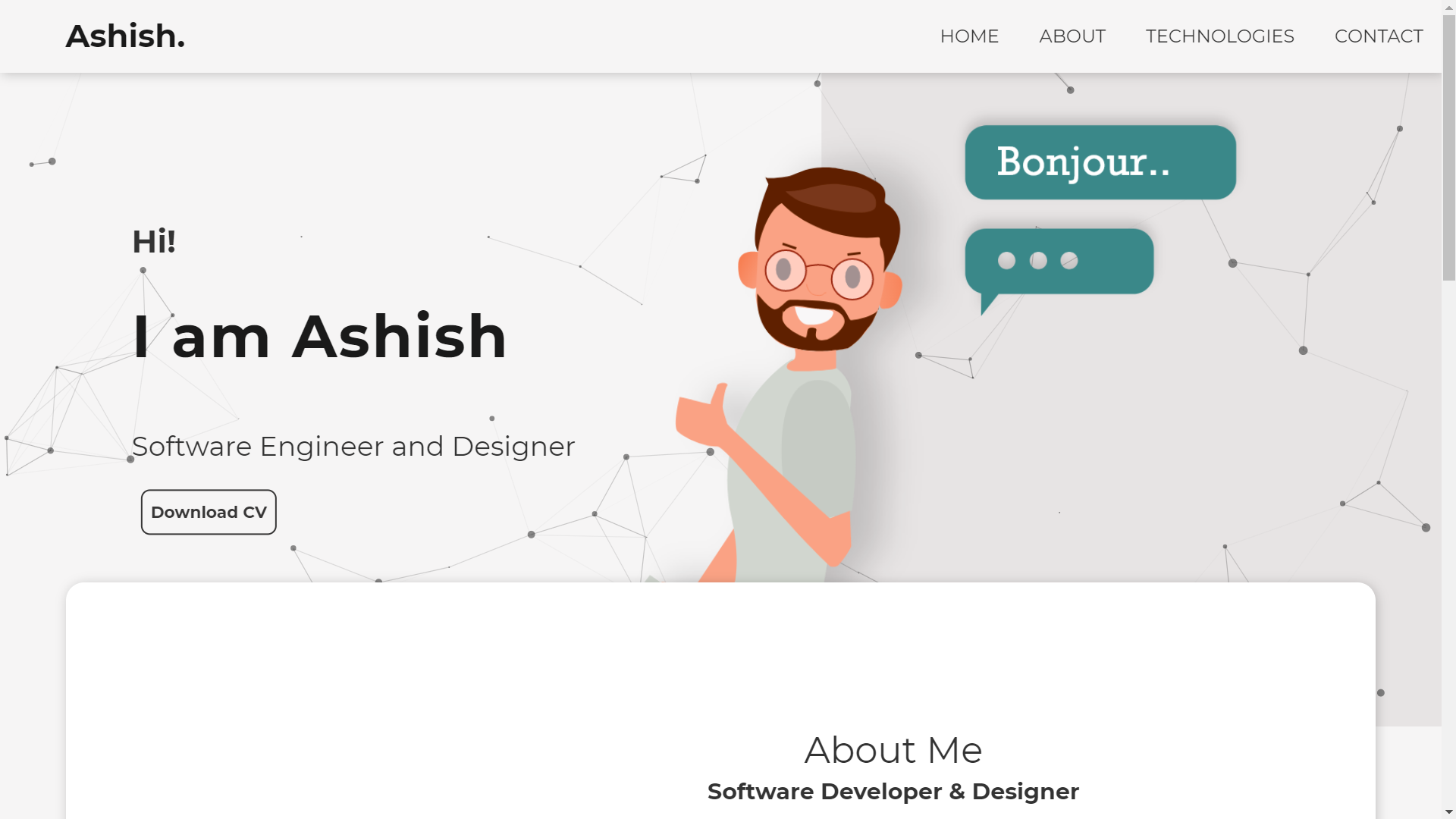 GitHub - ashishsahu1/portfolio-green: 😃😄 This is my second portfolio ...
