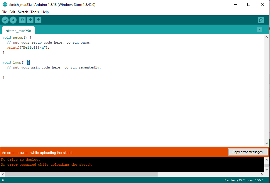 Board not being detected by the IDE · Issue #20 · earlephilhower/arduino-pico · GitHub