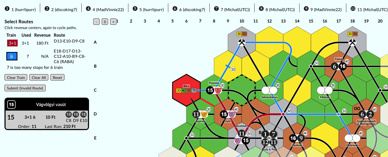 [18Mag] Cannot assign +1 ability (Magyar Államvastutak) and "plus"-upgrade to different trains ...