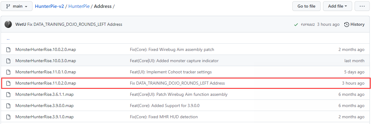 Failure to load address · Issue #178 · HunterPie/HunterPie · GitHub