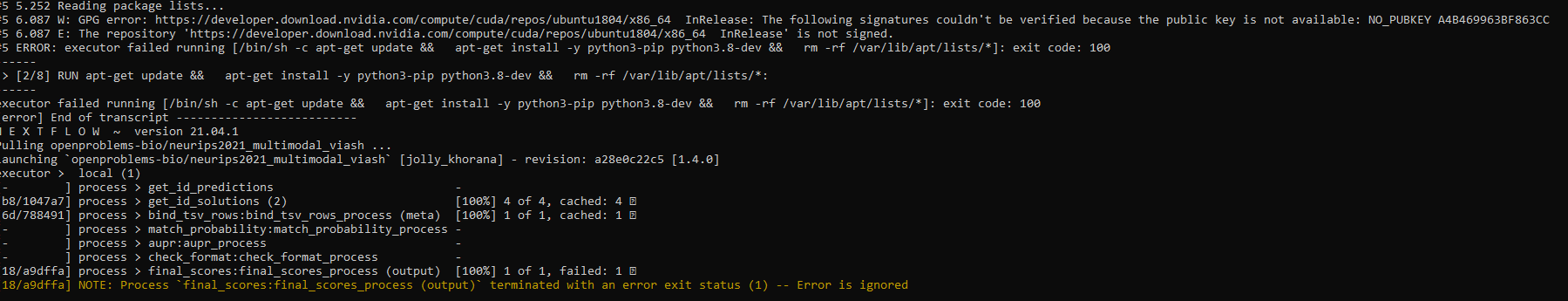 reproduce results for task2 · Issue #22 · openproblems-bio/neurips2021_multimodal_topmethods ...