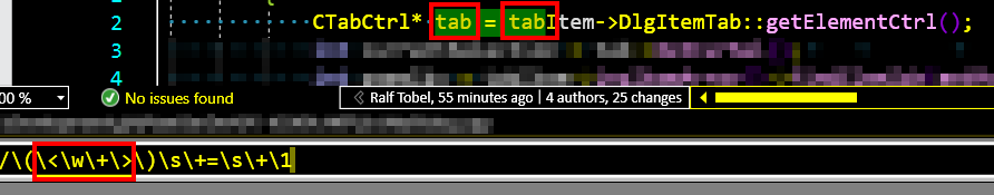 RE matches with back reference - wrong or wrong expectations? · Issue #2850 · VsVim/VsVim · GitHub