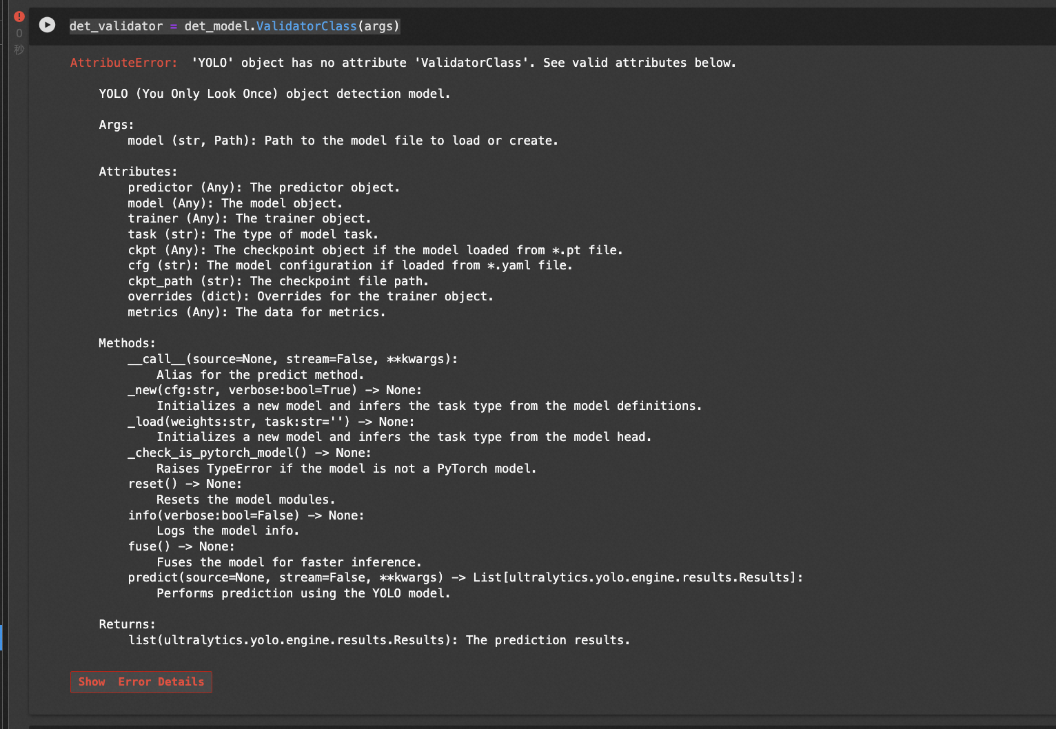 Fail to create the validator when using 230-yolov8-optimization.ipynb · Issue #1010 ...
