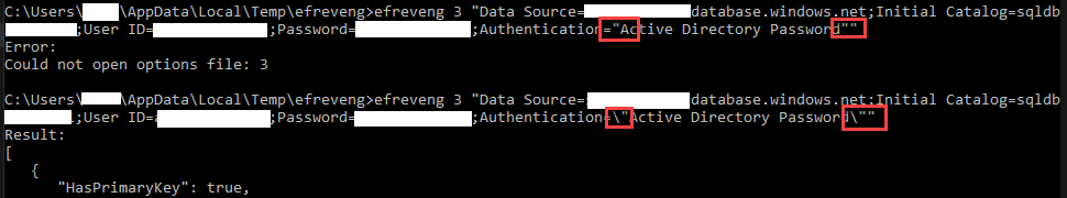 Table list error - Could not open options file: 3 - EF Core Power Tools version: 2.4.140 · Issue ...