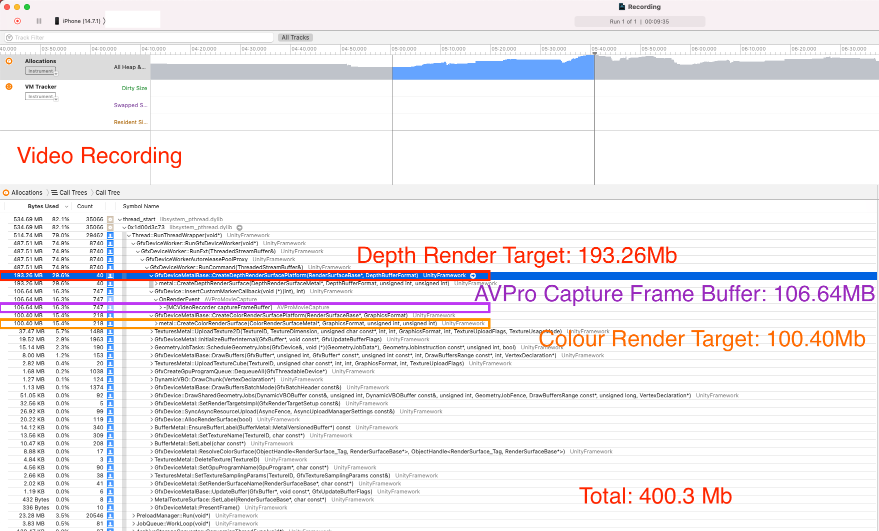 AVPro Movie Capture Memory usage · Issue #129 · RenderHeads/UnityPlugin ...