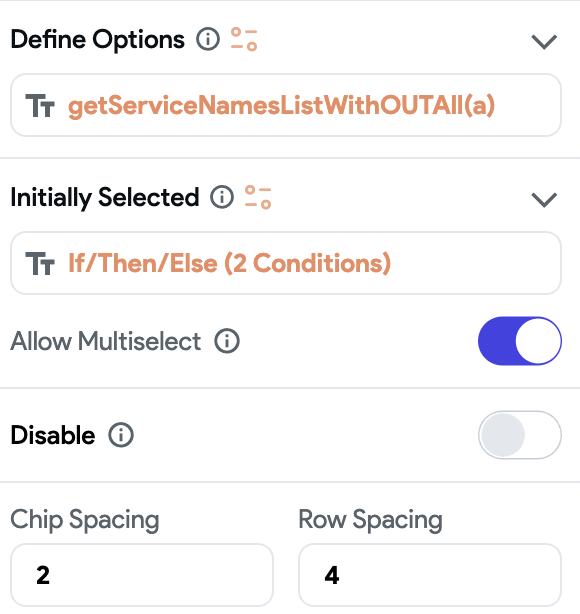 ChoiceChips row spacing and text color incorrect on device · Issue #993 · FlutterFlow ...