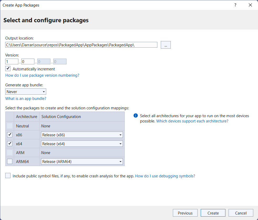 WinUI 3 missing architectures for store deploy · Issue #7800 · microsoft/microsoft-ui-xaml · GitHub
