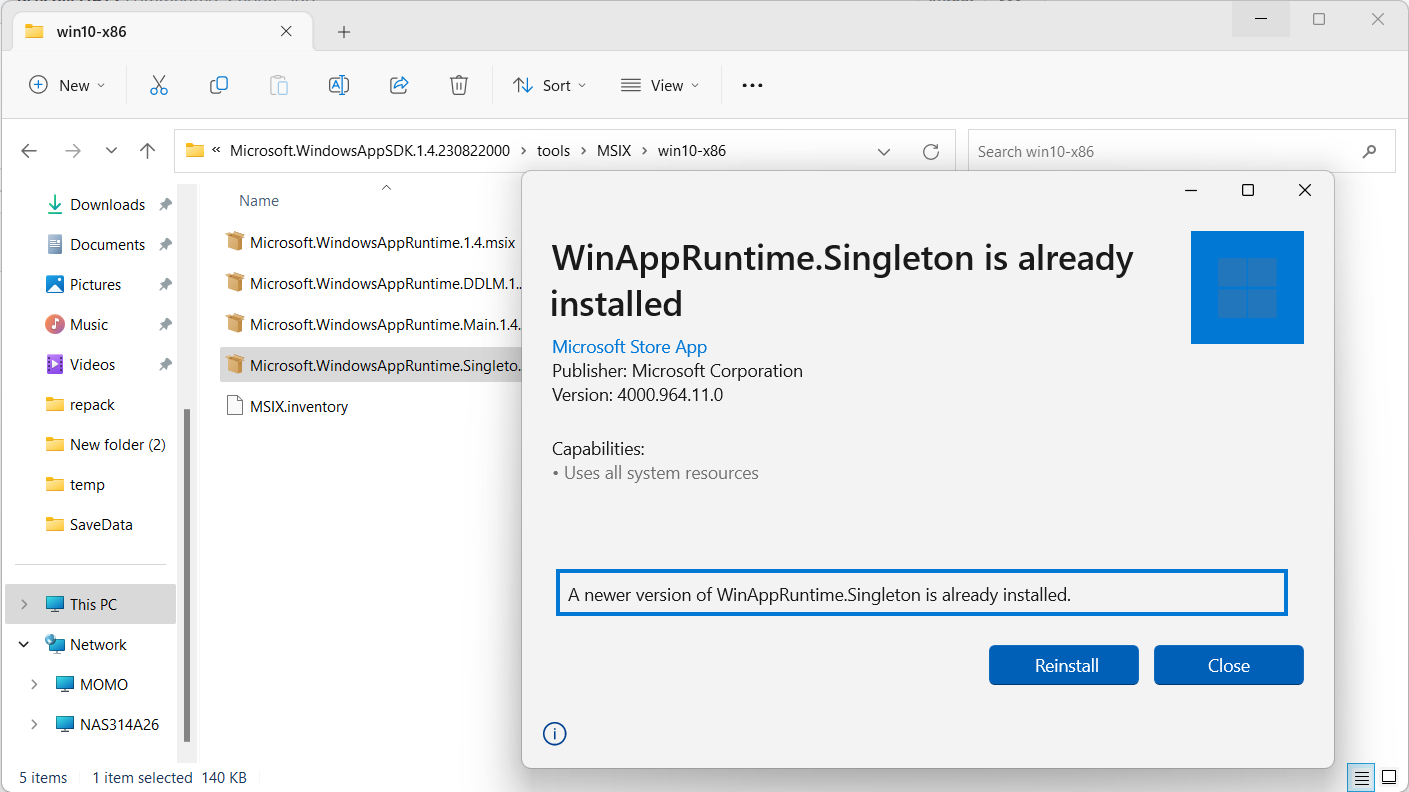 Redist packages each include all architectures and is quite large as a ...