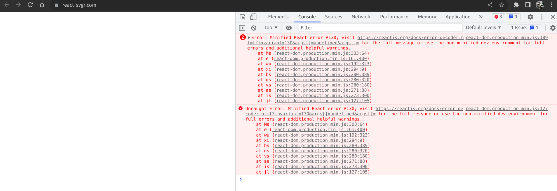 React Breaking On Production · Issue 797 · Gregberge Svgr · Github