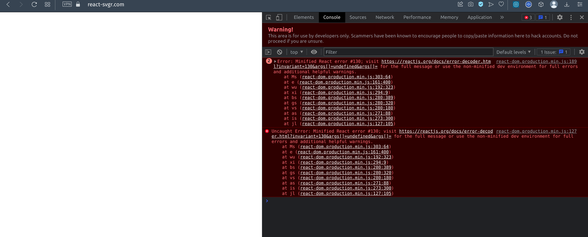 React Breaking On Production · Issue 797 · Gregberge Svgr