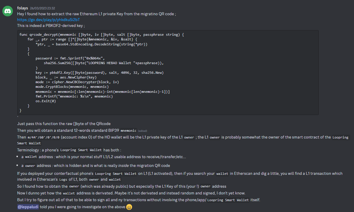 GitHub - fudgebucket27/LoopringSmartWalletRecoveryPhraseExtractor: Extract the Recovery Phrase ...