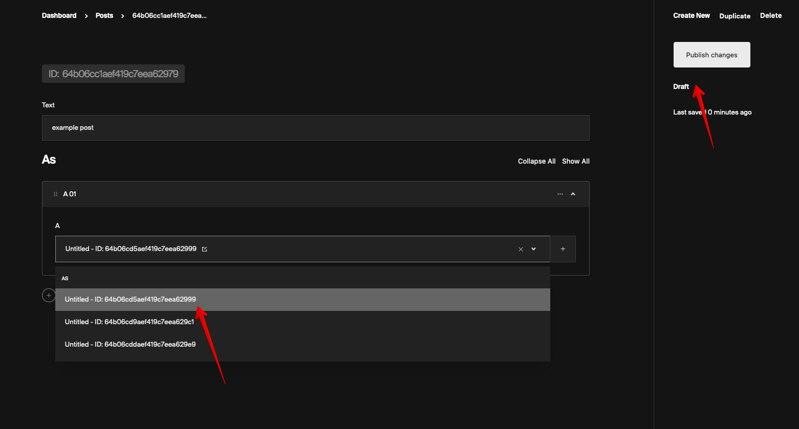 The relation field lookup doesn't tolerate the Drafts · Issue #2997 · payloadcms/payload · GitHub