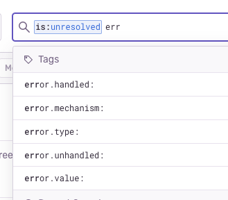 Can't configure alert for unhandled errors (was a Docs issue, moved ...