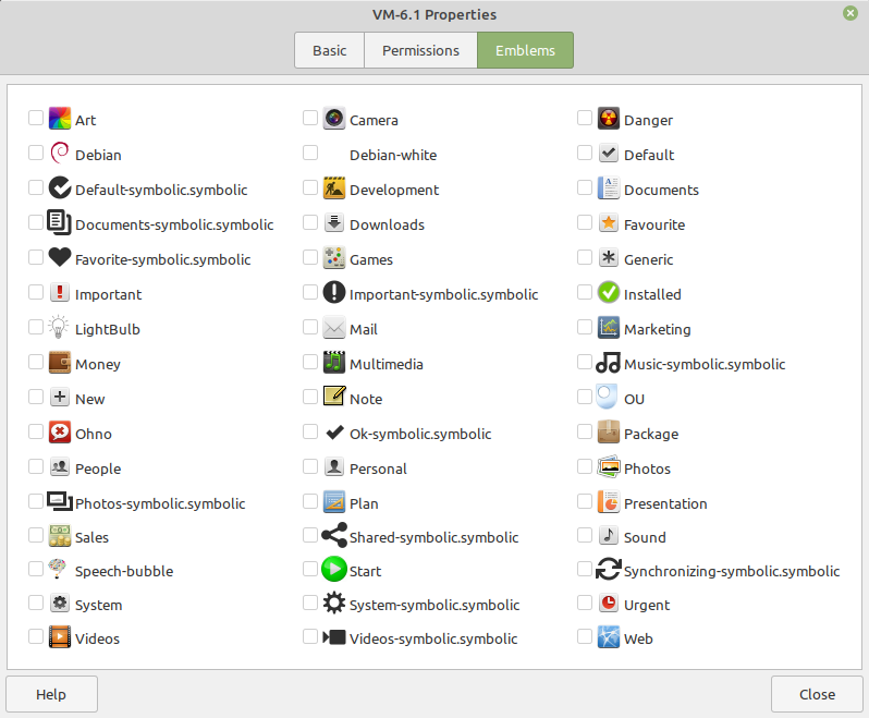 Fewer emblems available in 4.8.2 · Issue #2601 · linuxmint/nemo · GitHub