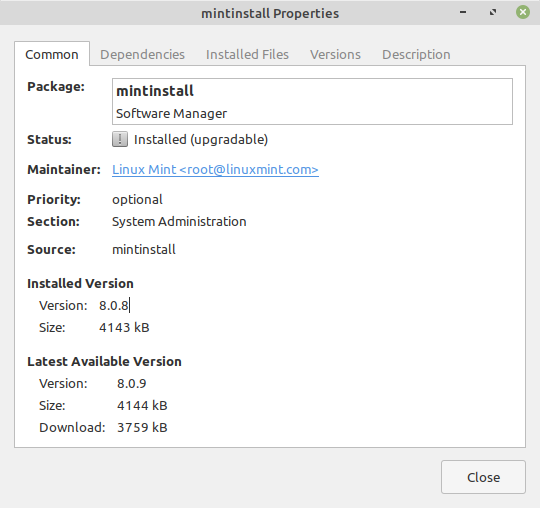LMDE4 has an upgrade of mintinstall which has missing dependencies · Issue #711 · linuxmint ...