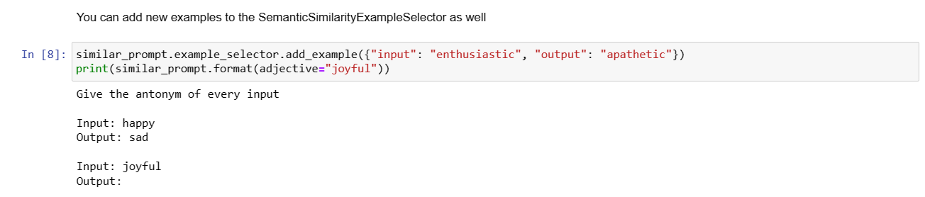 bug with SemanticSimilarityExampleSelector · Issue #1596 · langchain-ai ...