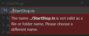 move file out of directory when renaming file by prefixing with ...