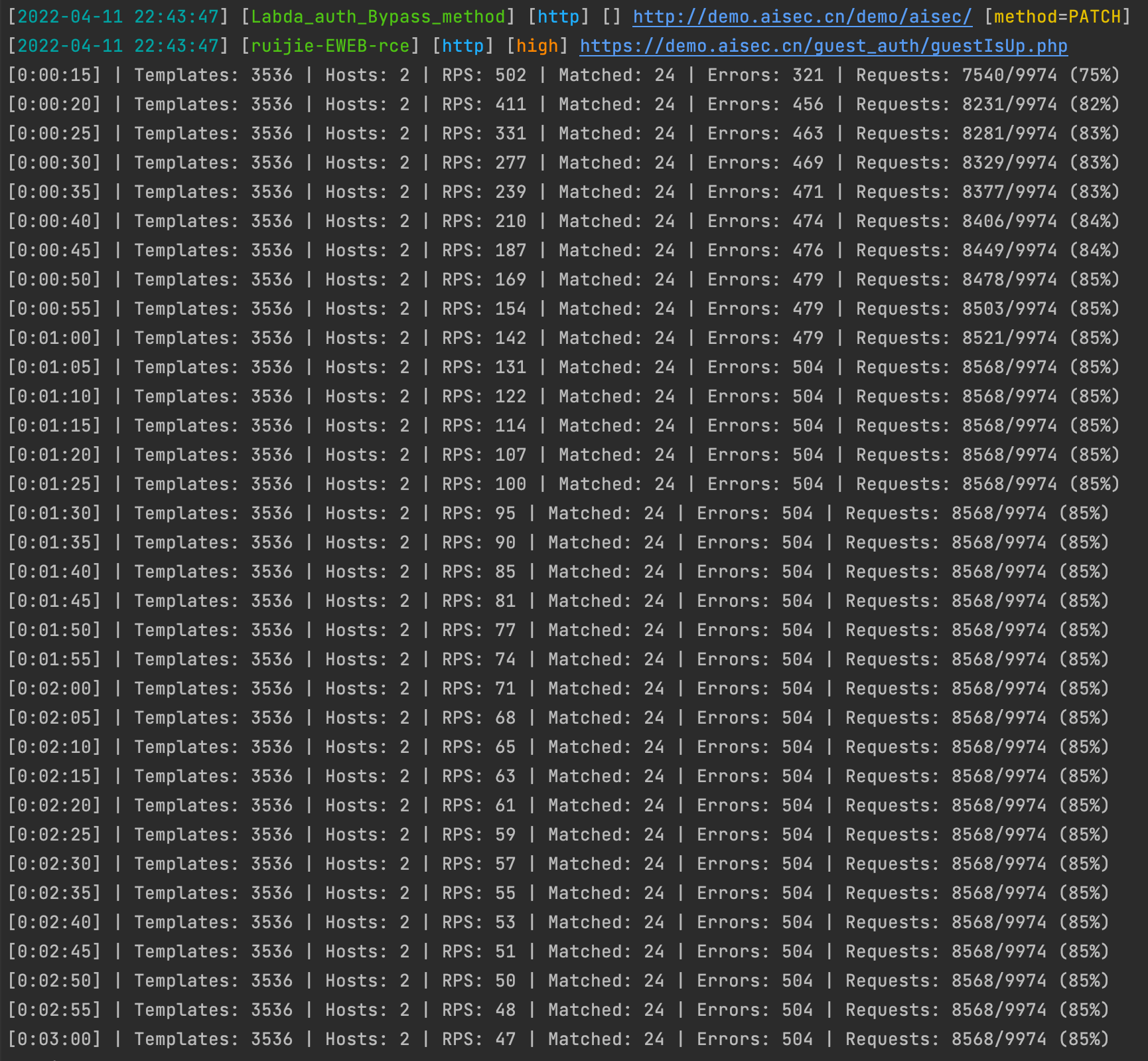 Unable to scan continuously, it will get stuck · Issue #1833 ...