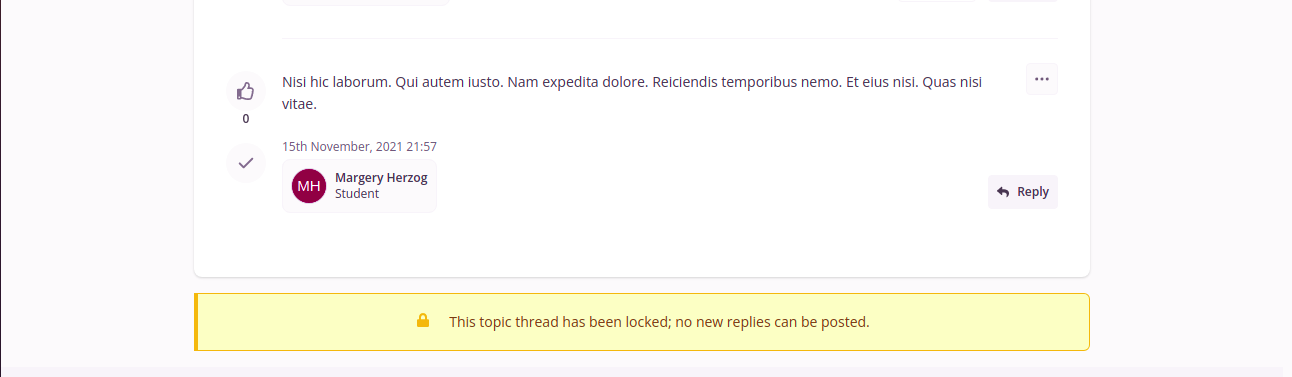 Hide reply button for the posts when the topic is locked · Issue #840 · pupilfirst/pupilfirst ...