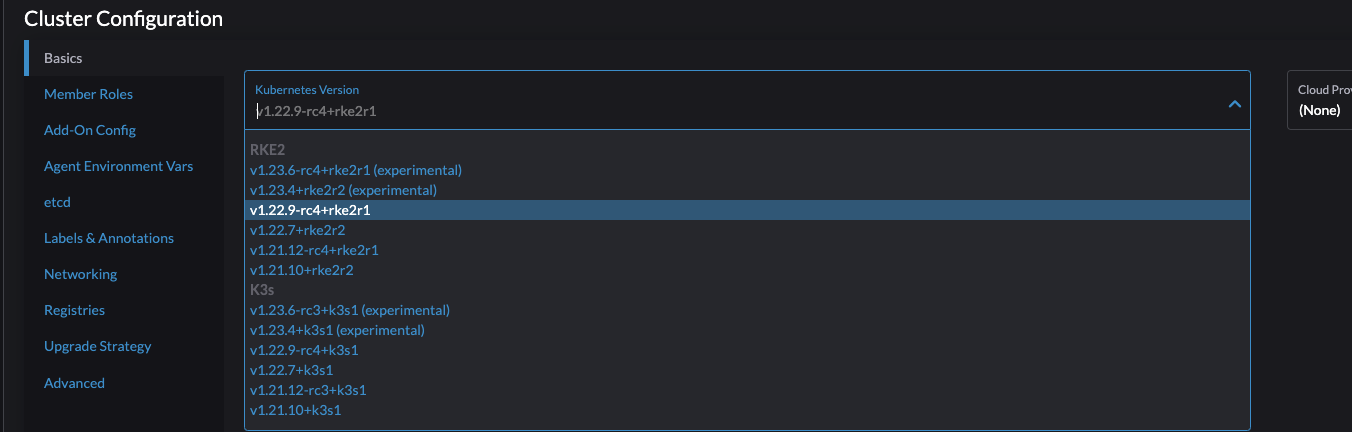 Get RKE2/K3S Default Versions from new v3.Settings Endpoint · Issue #5545 · rancher/dashboard ...