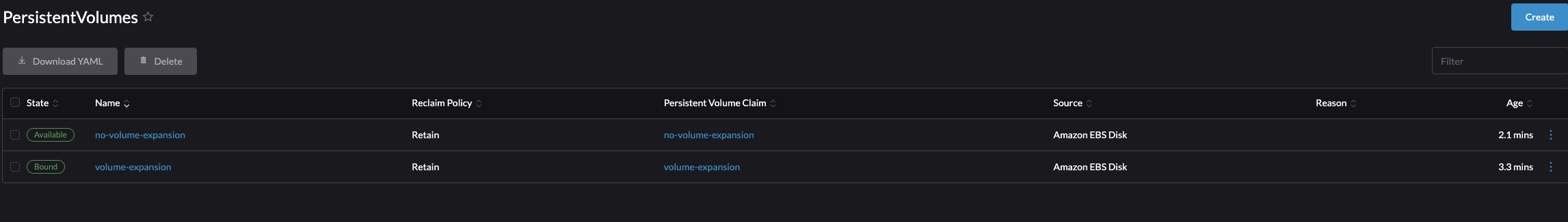 Add support for expanding a persistent volume claim · Issue #5543 · rancher/dashboard · GitHub