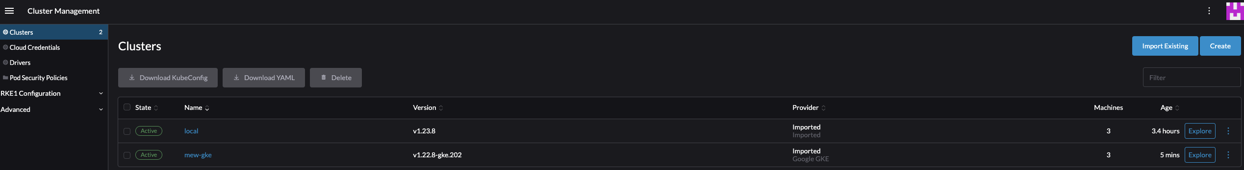 When creating/saving a GKE cluster validation for nodepools with same name does not happen ...