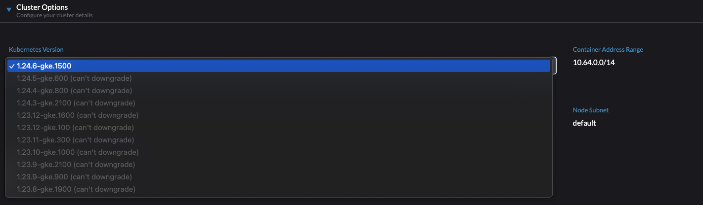 [2.7.0] hide k8s 1.22 and below for EKS/GKE/AKS in Rancher UI · Issue #7203 · rancher/dashboard ...