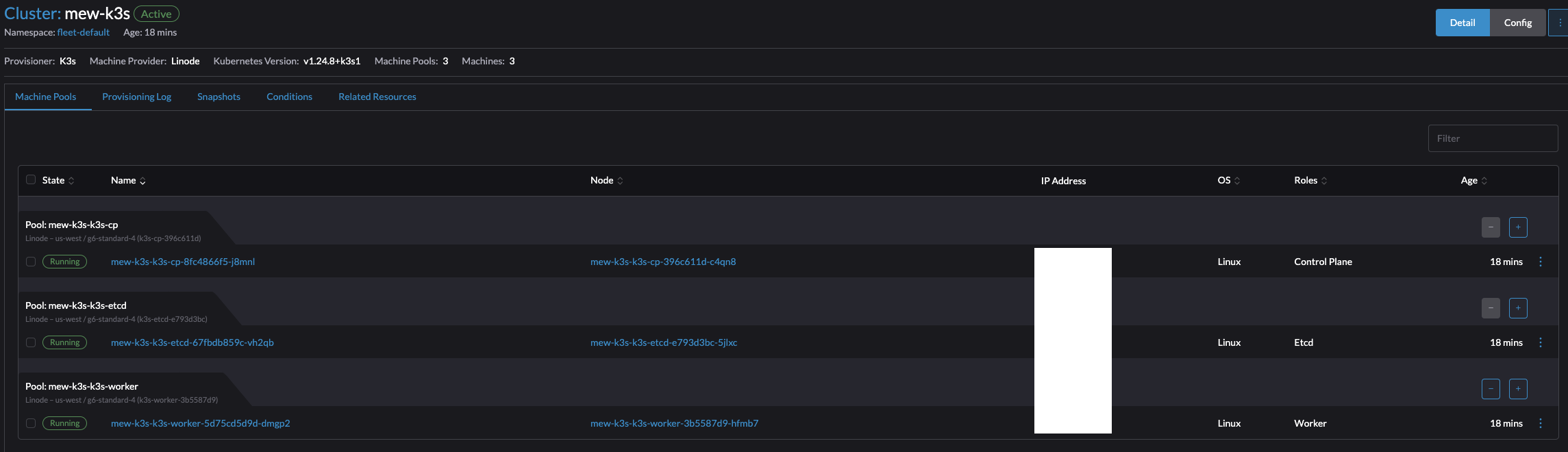 Number of nodes not shows for RKE2 clusters · Issue #7082 · rancher/dashboard · GitHub