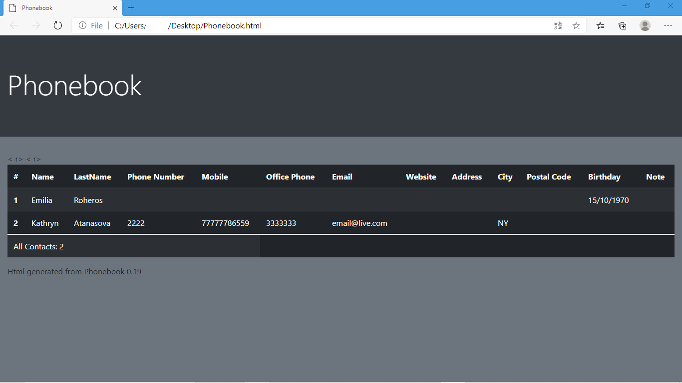 GitHub - BlueButterflies/Phonebook