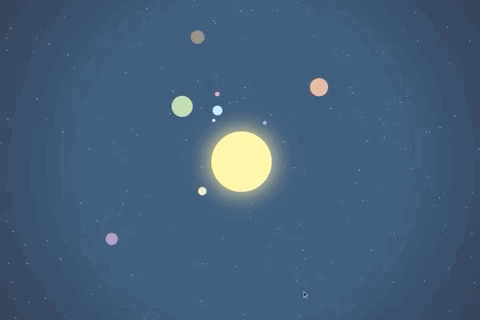 Starry Night Background Gif
