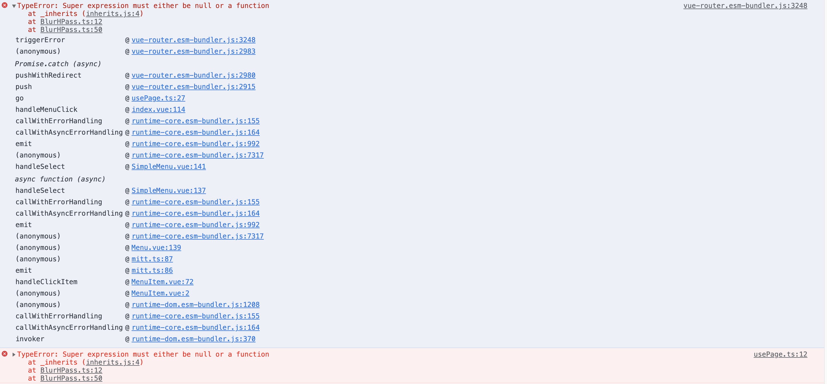TypeError: Super expression must either be null or a function Antv/l7 · Issue #4391 · vitejs ...