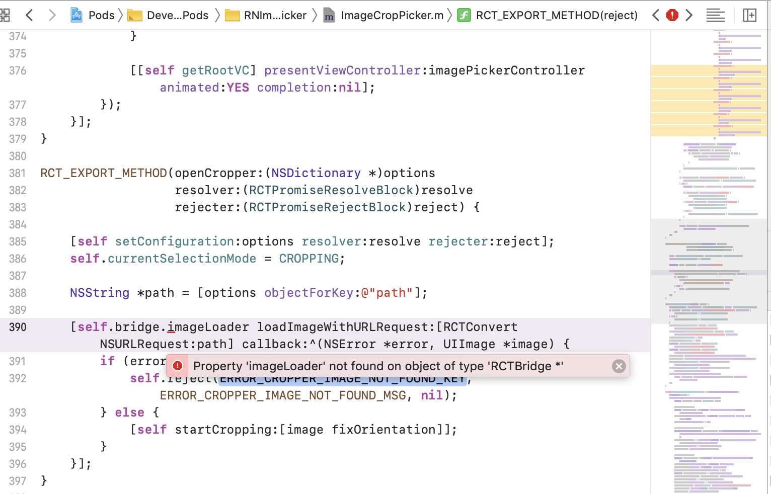 Property 'imageLoader' not found on object of type 'RCTBridge *' · Issue #1132 · ivpusic/react ...
