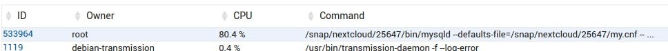 High CPU Load - Mysqld · Issue #1629 · nextcloud-snap/nextcloud-snap · GitHub