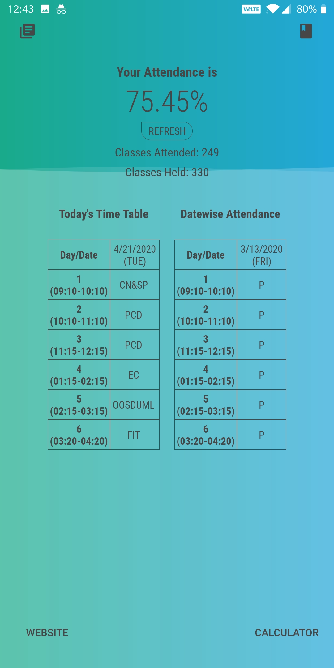 GitHub - akhilanandsirra/CBITAttendanceLogin: CBIT Student App is an easy-to-use app that saves ...