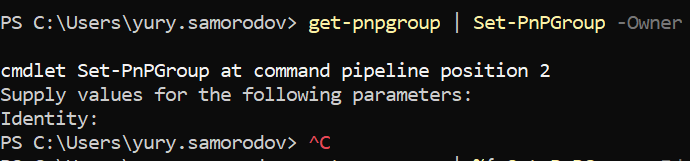 [FEATURE] Get-PnPGroup | Set-PnPGroup Requests Identity Parameter ...