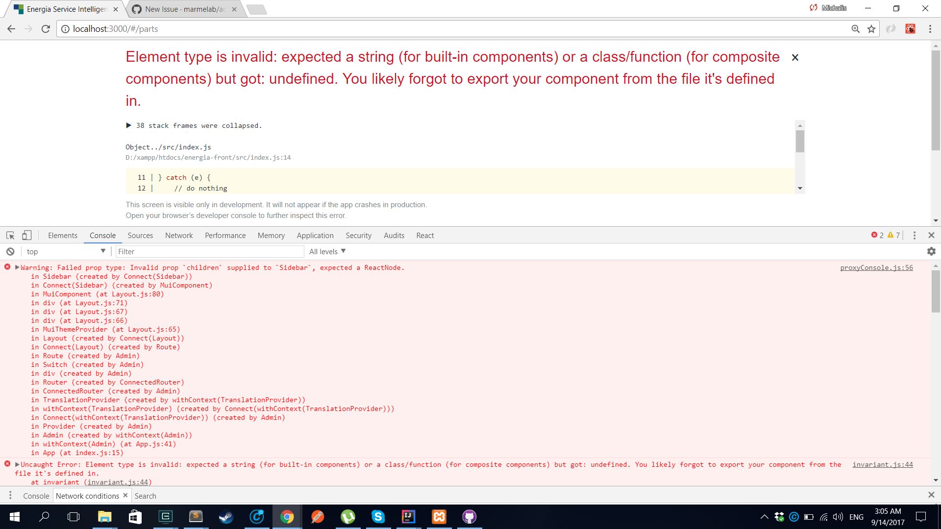custom Layout code doesn't work with 1.3.0 for Menu and Sidebar · Issue #1025 · marmelab/react ...