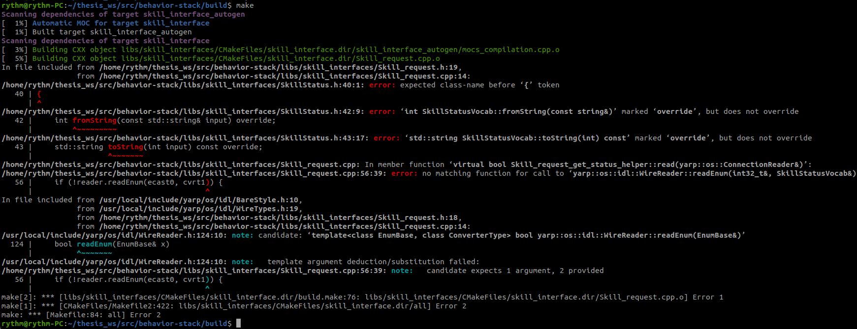 Error when compiling · Issue #3 · hsp-iit/behavior-stack-example · GitHub