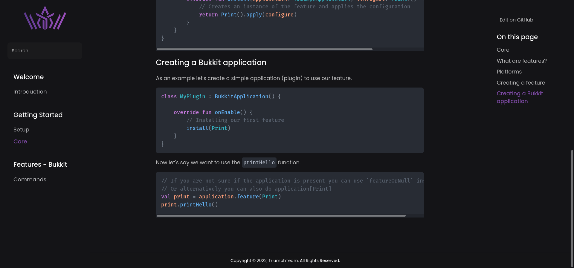 Issue on smaller screen. · Issue #9 · TriumphTeam/docs · GitHub