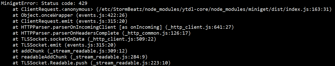 MinigetError: Status code: 429 · Issue #783 · fent/node-ytdl-core · GitHub