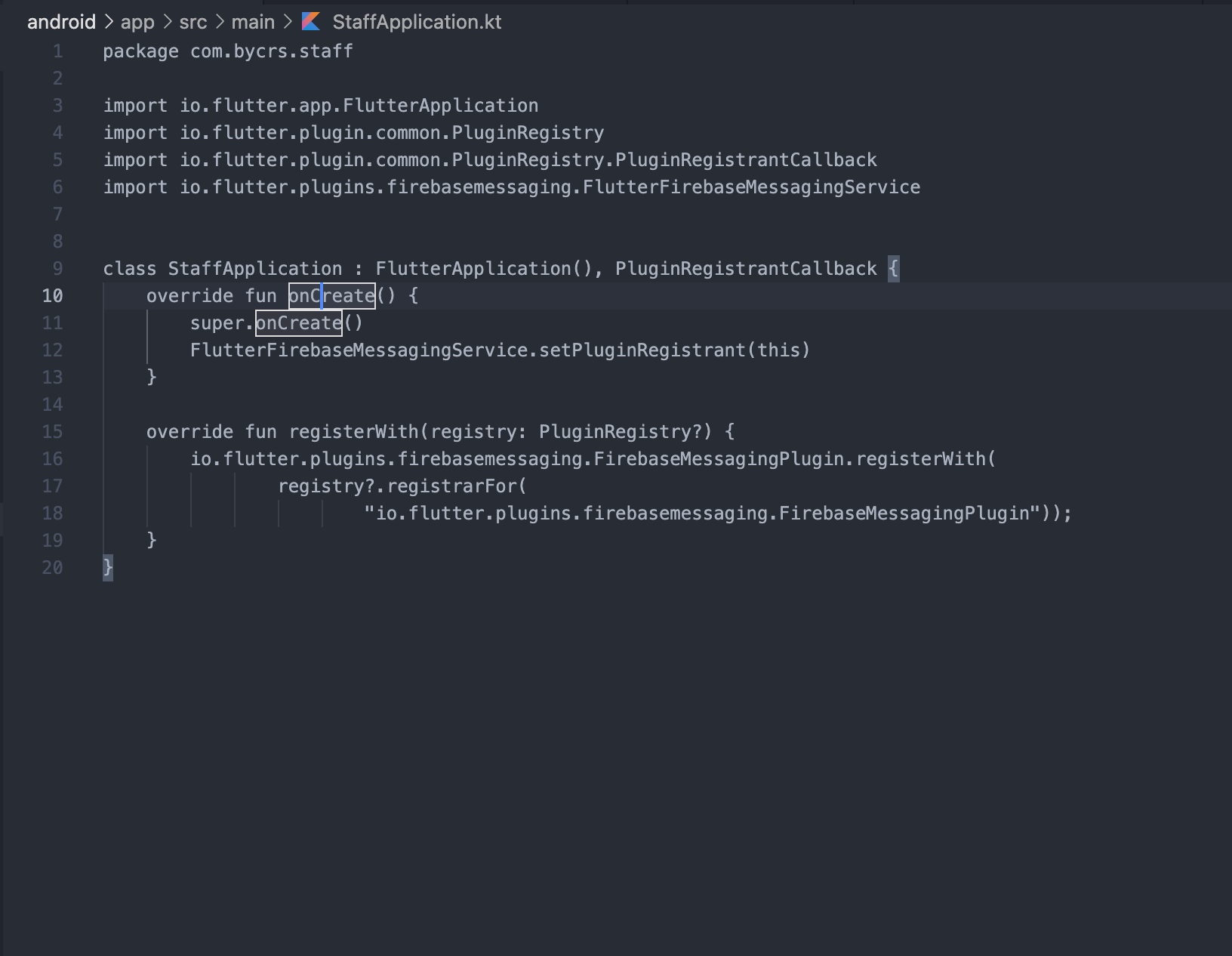 Flutter can't find custom application name specified in Manifest · Issue #78171 · flutter ...