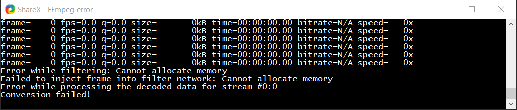 [BUG] [Screen Recording GIF] Error when increasing GIF FPS · Issue ...