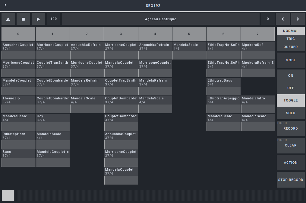 GitHub - jean-emmanuel/seq192-control: Open Stage Control session for seq192