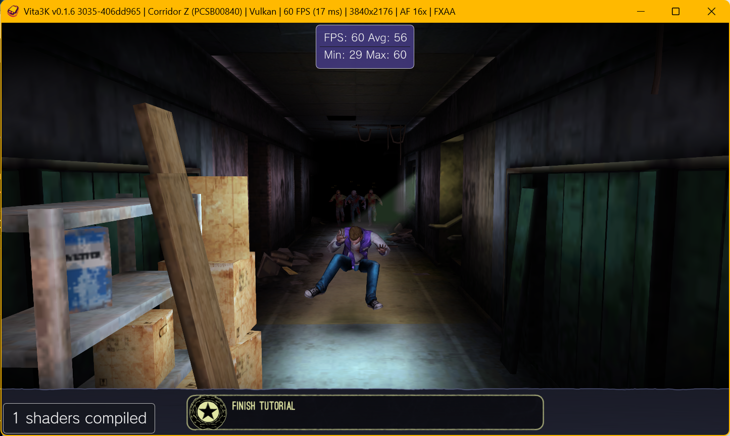 Corridor Z [PCSB00840] · Issue #1312 · Vita3K/compatibility · GitHub