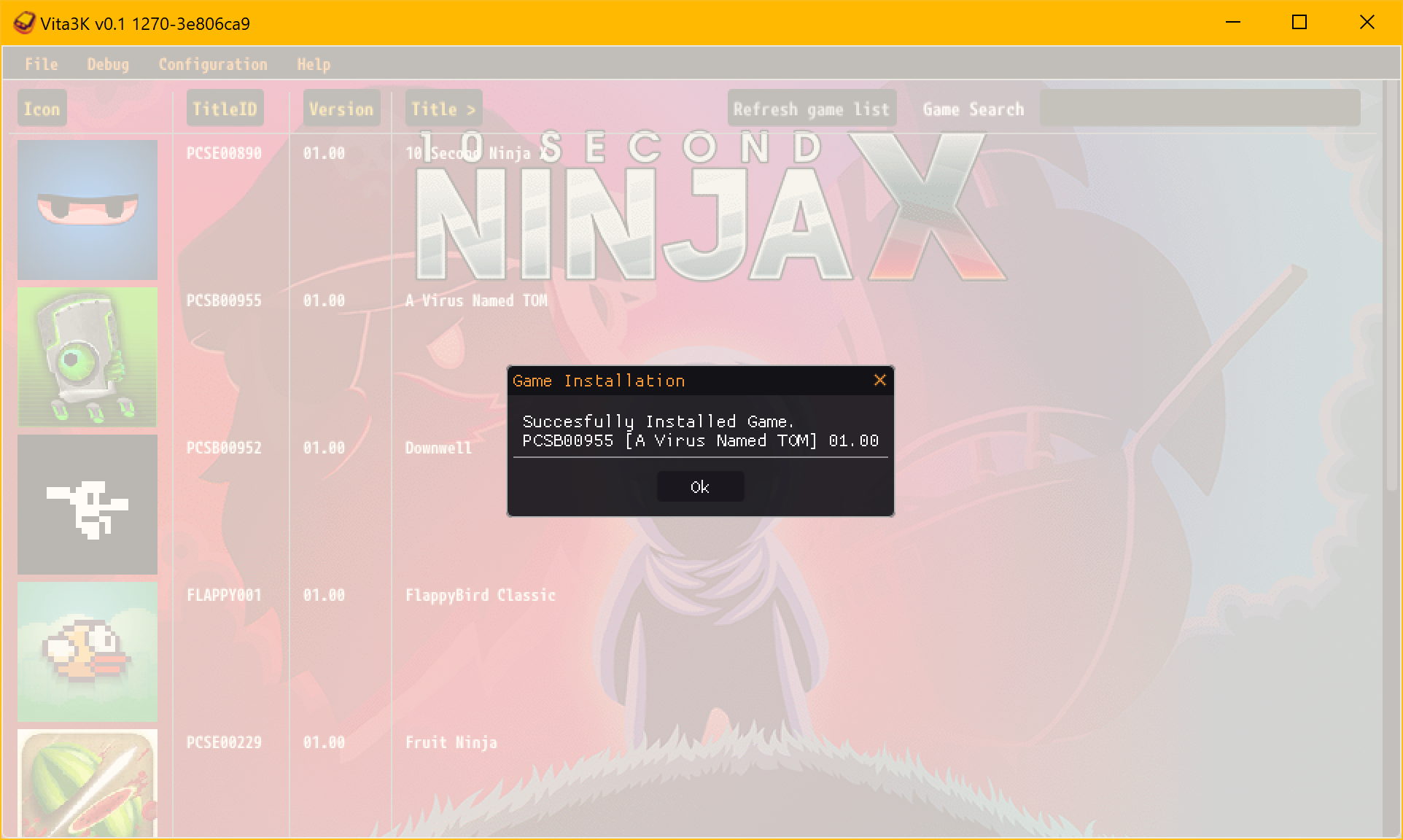 gui: Add install game with file explorer by Zangetsu38 · Pull Request #601 · Vita3K/Vita3K · GitHub