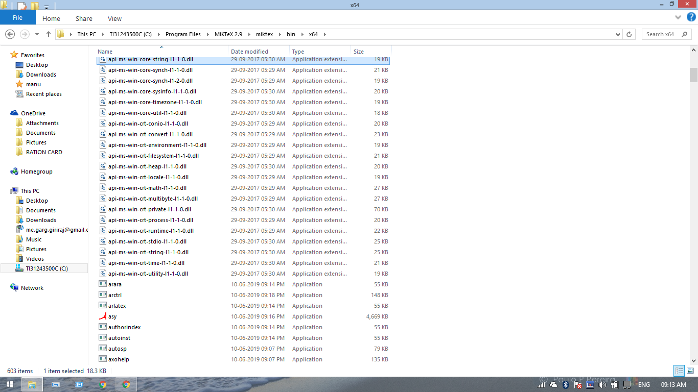 Latex is not recognized as an internal or external command, Later error ...
