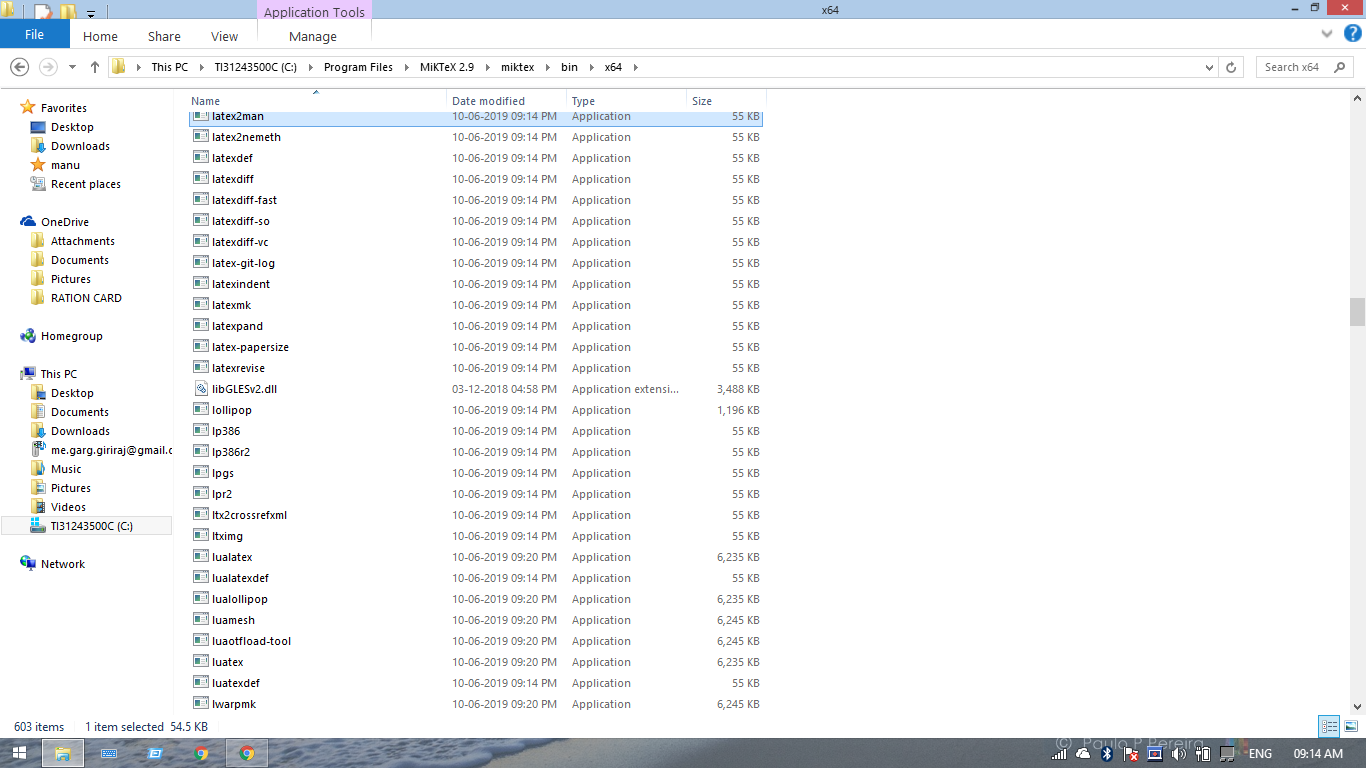 Latex is not recognized as an internal or external command, Later error converting to dvi ...