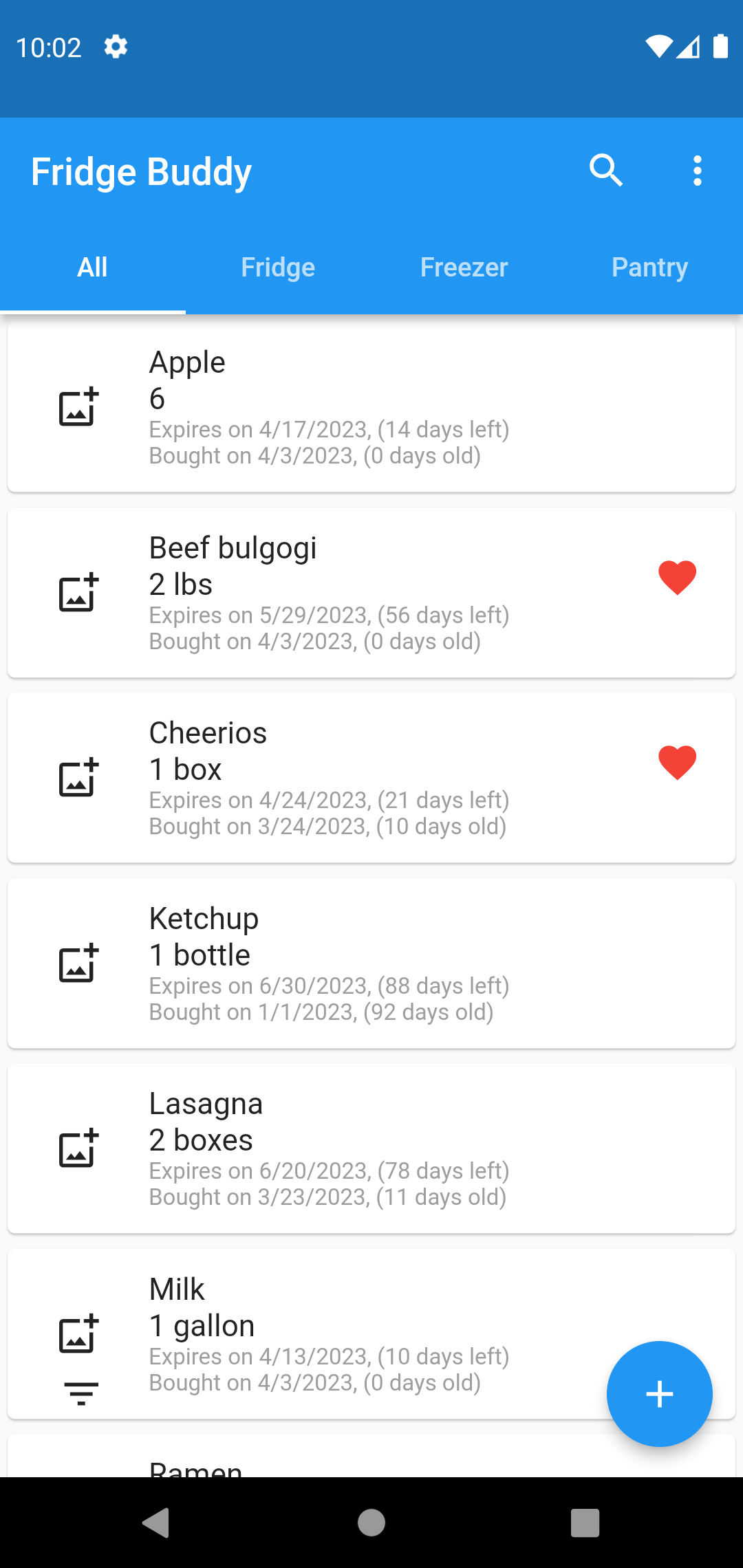 GitHub - taiyo14/fridge_buddy: Mobile app for tracking available food