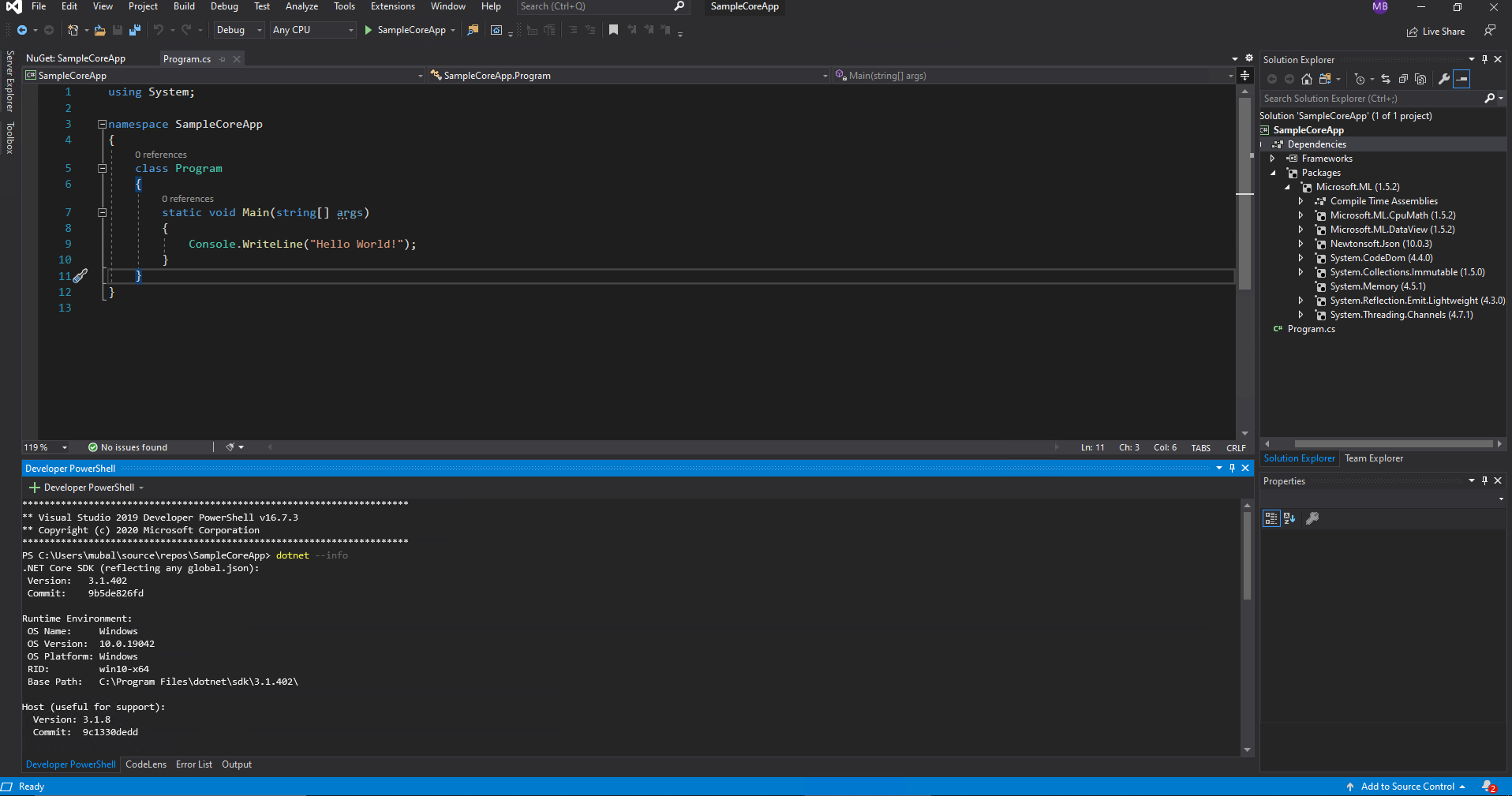 Incompatible package sign on Ml 1.5.2 in Visual Studio · Issue #5442 · dotnet/machinelearning ...